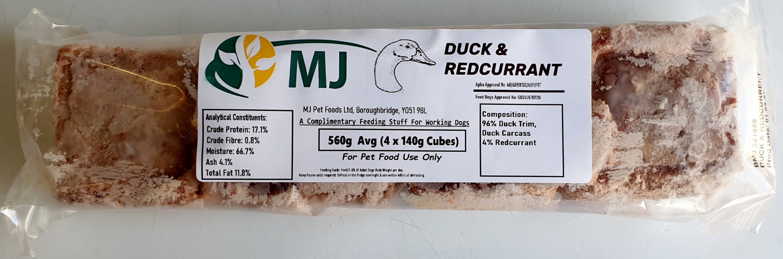 Dougies Duck and Redcurrant Mince - The Dogs Choice