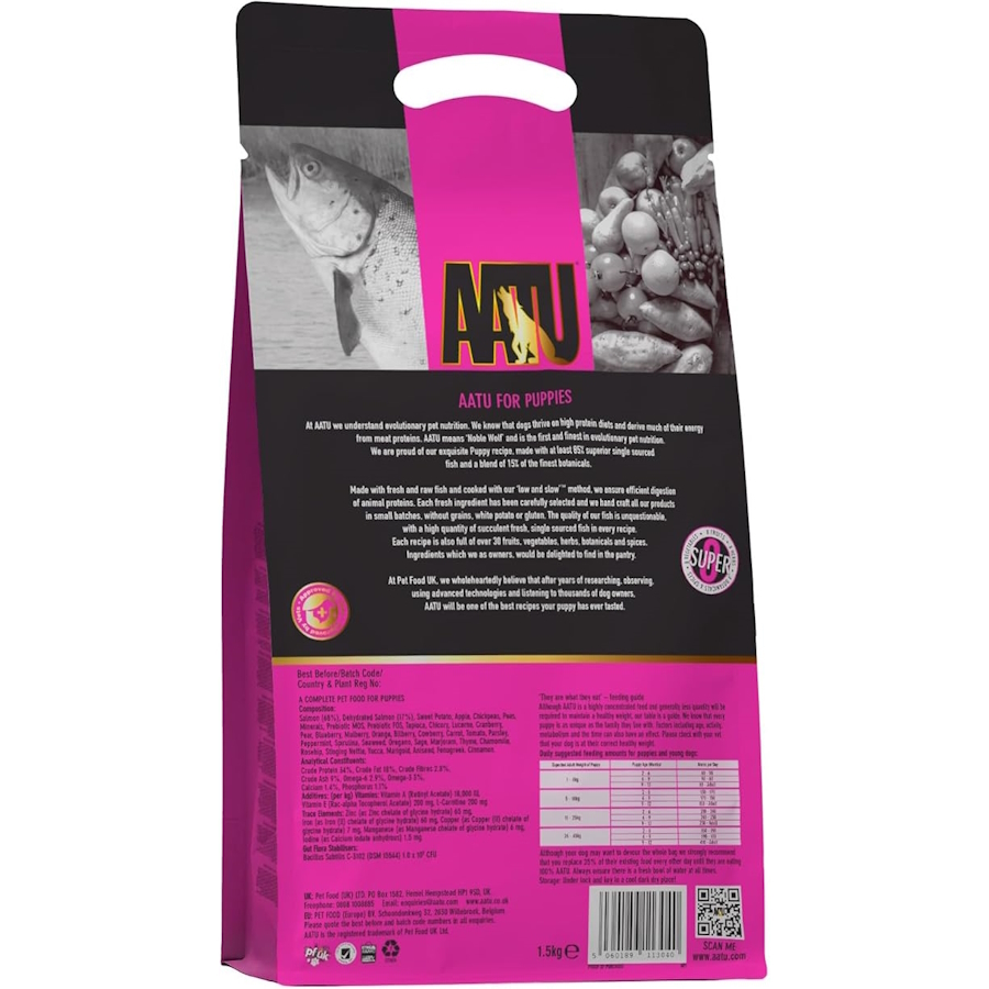 AATU Complete Dried Puppy Salmon - The Dogs Choice